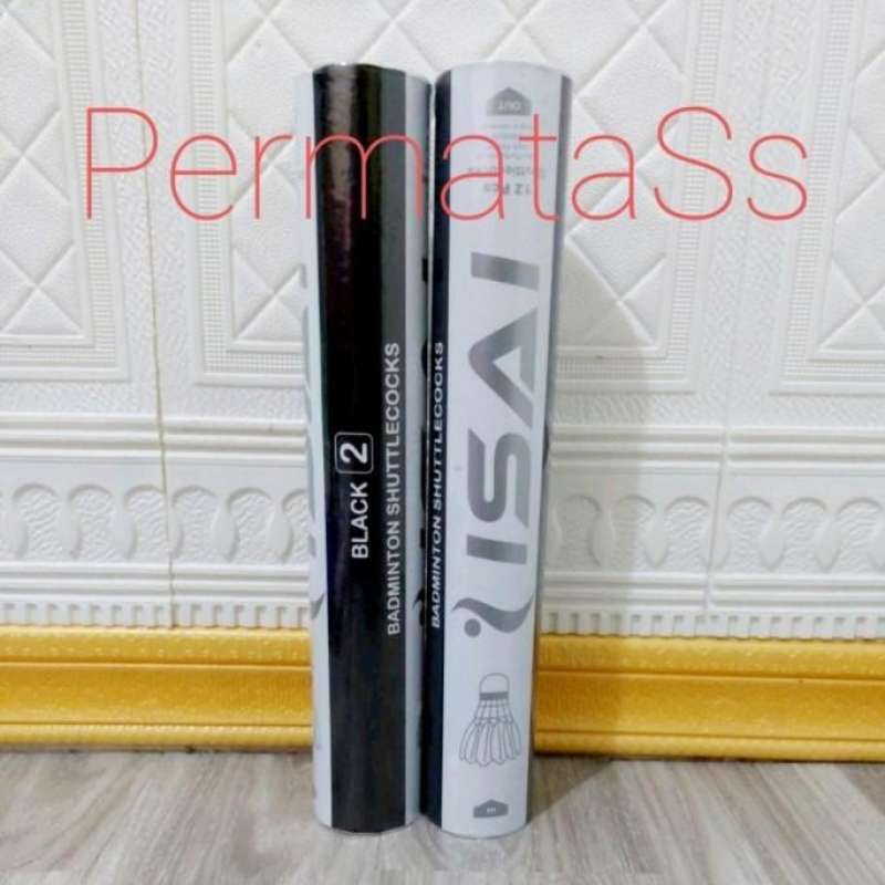 Promo Shuttlecock Isai Hitam Original Non Cod Diskon 50% di Seller ...