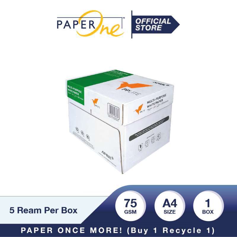 Promo Pp Lite Kertas A4 75gr Copier 1 Box (2500 Lembar) Kertas Hvs Diskon 15% Di Seller Paperone ...