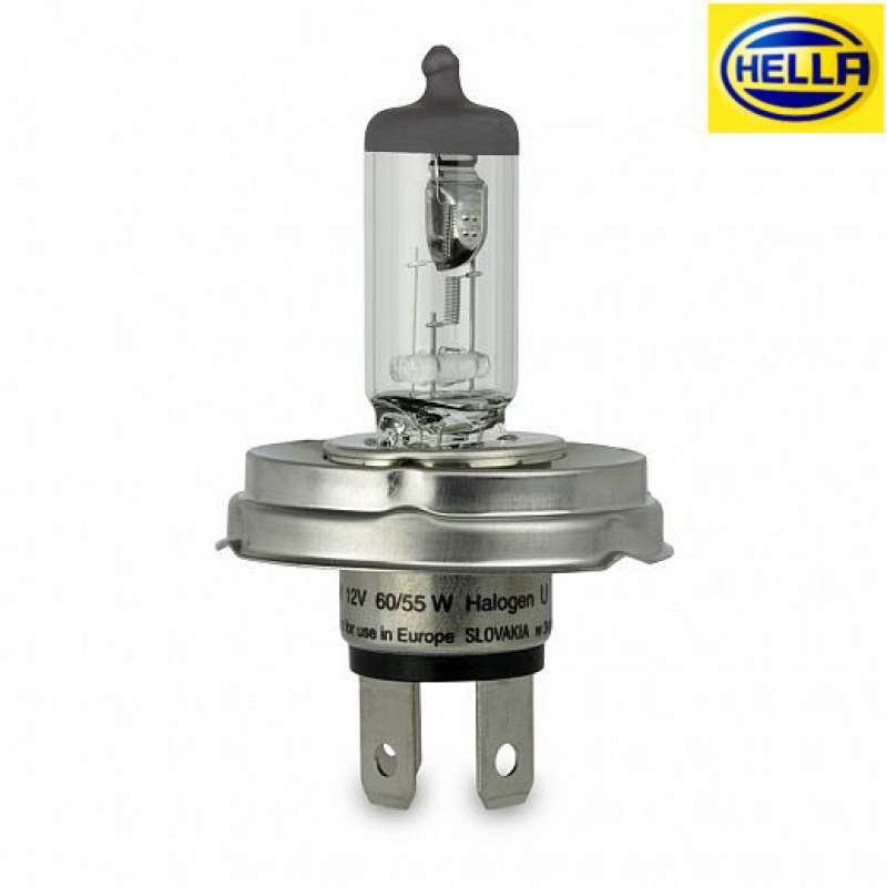 Jual Hella H4 P45t Bohlam Lampu Halogen Mobil [24V 100-90W] - YELLOW di ...