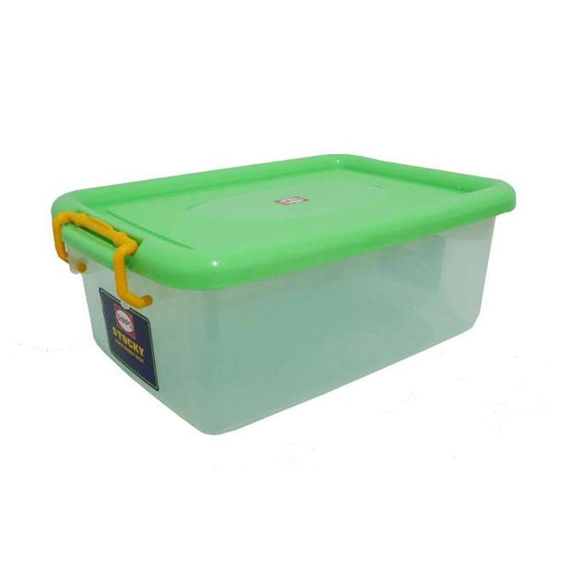 Jual Kotak Penyimpanan CB Stocky Container Box Shinpo 123 3 - Hijau di ...