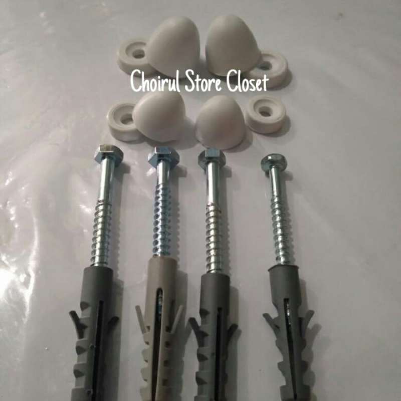 Jual baut closet duduk tutup baut closet duduk baut universal baut 10 ...