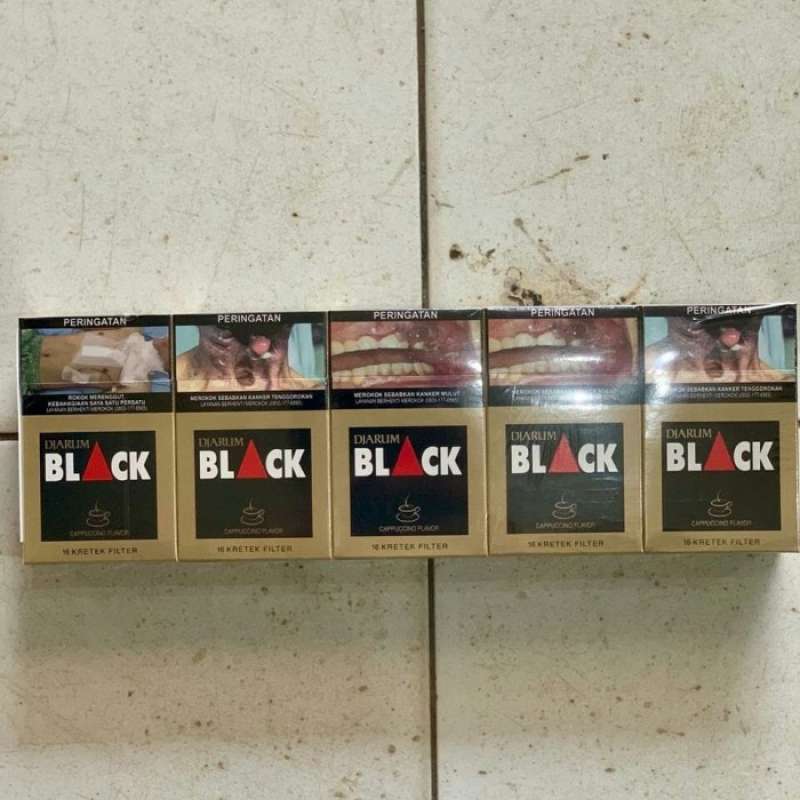 Jual rokok djarum black cappuccino 16 batang / slop di Seller Anes ...