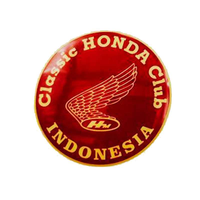 Jual Cahaya Stiker Emblem Motor Logo Classic Honda Club Indonesia di ...