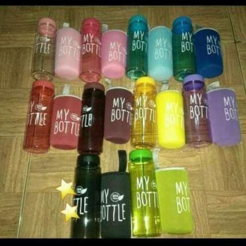 Jual MY BOTTLE + Pouch Busa Warna gen 2 Botol Minum Air Korea Style ...