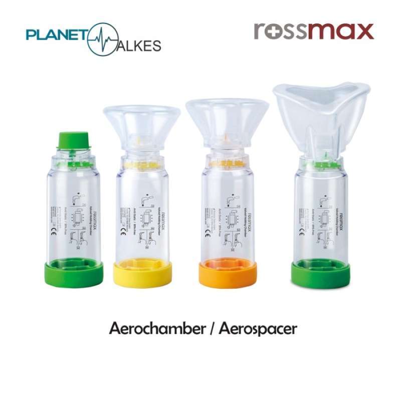 Promo Rossmax Aerospacer Aerochamber As175 Valved Holding Chamber Utk ...