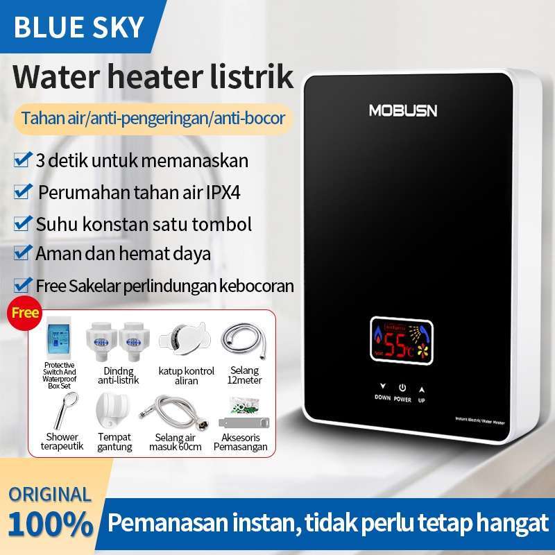 Jual Blue Sky Pemanas Air Listrik Instan Yang Dipasang Di Dinding/water ...