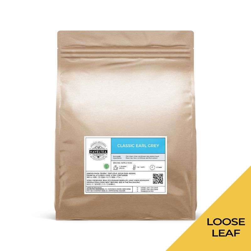 Jual Haveltea Classic Earl Grey Pouch Teh Hitam Bergamot |classic Tea ...