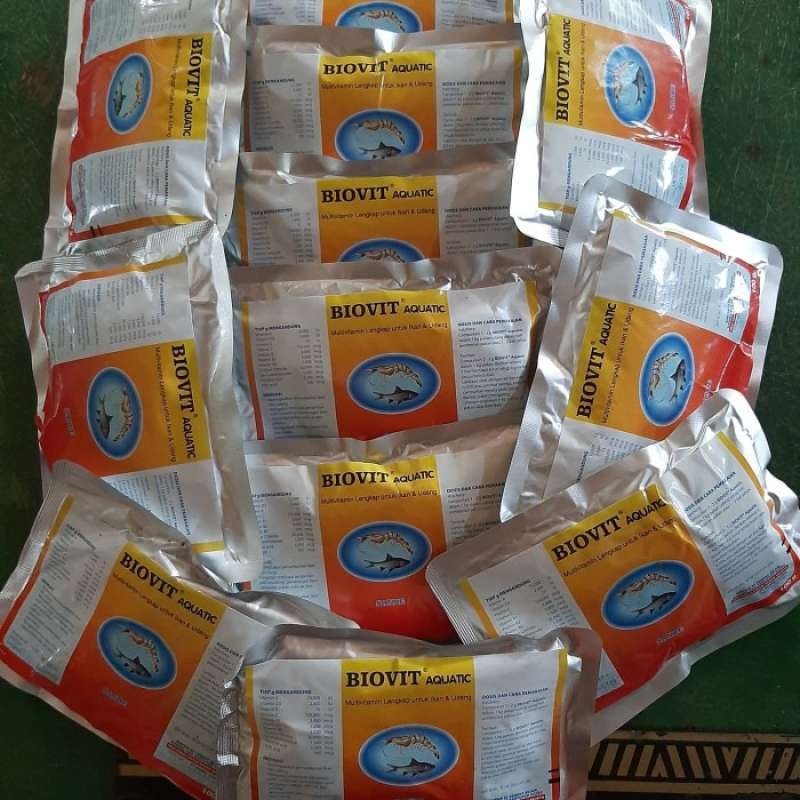 Promo Multi Vitamin Udang, Ikan Dan Hewan Air Biovit Aquatik Sanbefarma ...