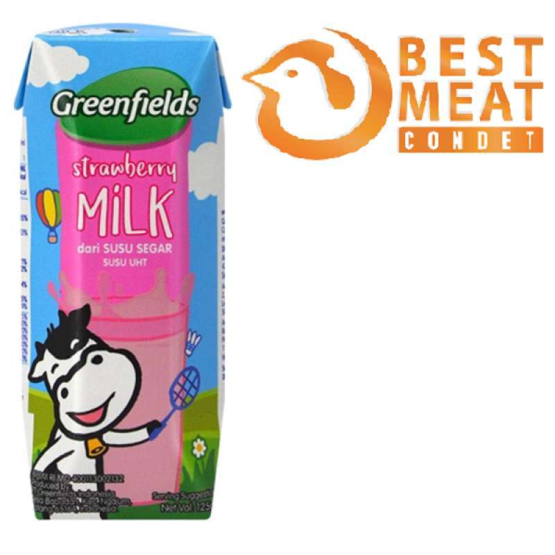Jual SUSU UHT STRAWBERRY [GREENFIELD] 125 ML di Seller Babang collection - Tagogapu, Kab ...
