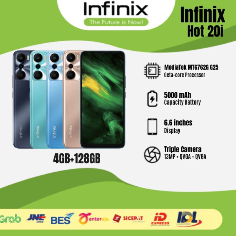 Promo Infinix Hot 20i (X665E) Smartphone [ Ram 4GB + Rom 128GB ...
