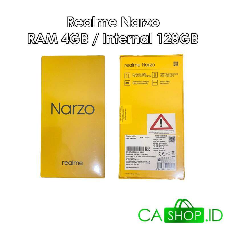 Jual Realme Narzo Rmx2002 - 4gb 128gb (4/128) - New Original Garansi ...