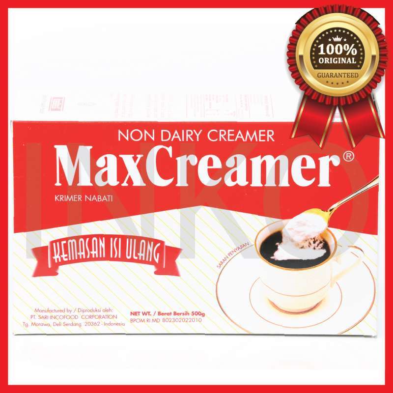 Jual max creamer non dairy creamer krimer nabati 500 gram di Lapak ...