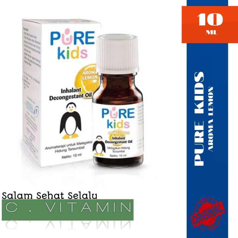 Jual Pure Kids Baby Inhalant Decongestant Oil 10ml Untuk Batuk Pilek ...