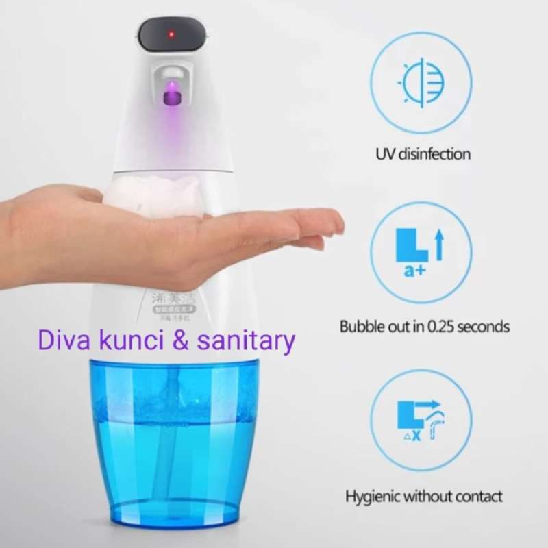 Promo Tempat Sabun Cair Sensor Model Duduk / Automatic Soap Dispenser ...