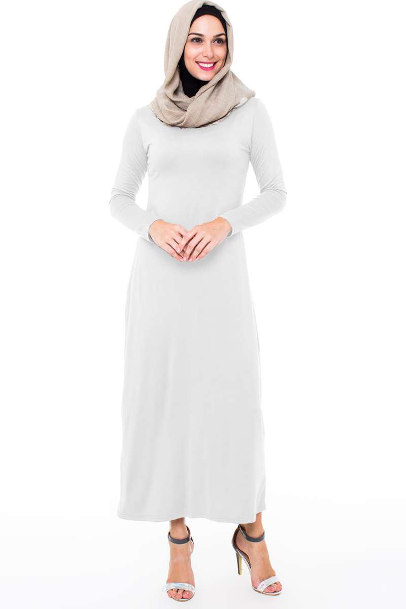 Jual Imah Gaya Manset Gamis Panjang Manset Muslim Wanita - Semua Ukuran ...