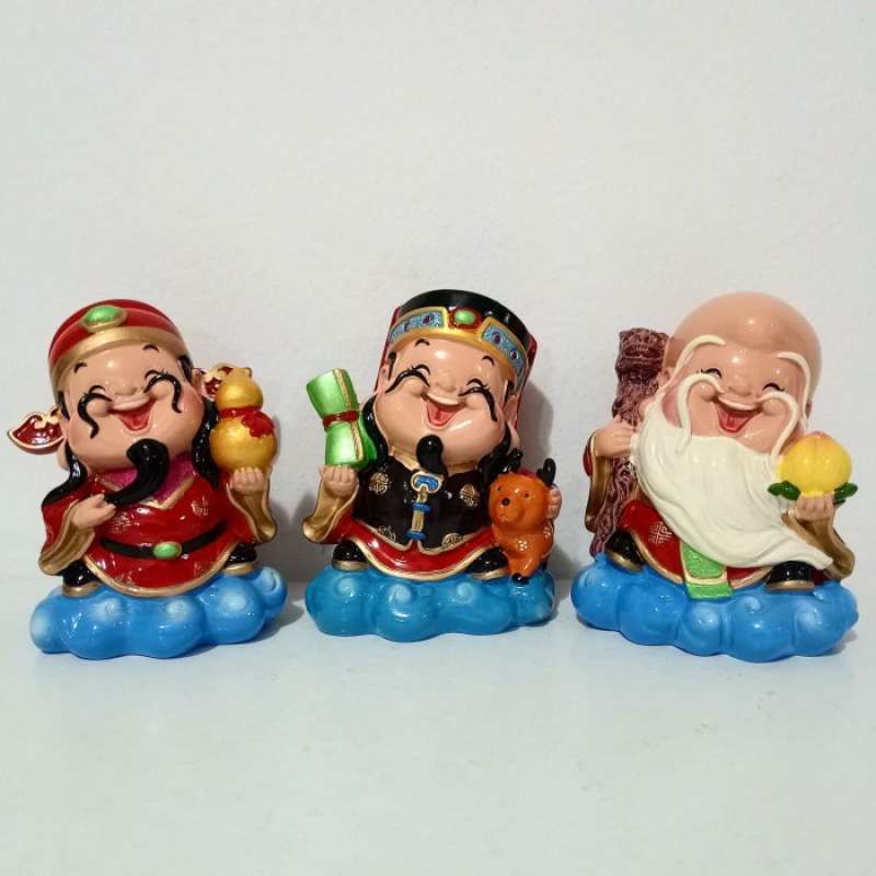 Promo Dewa Fu Lu Shou/fulushou/fulusou/dewa Miniatur/buddhist/rupang ...
