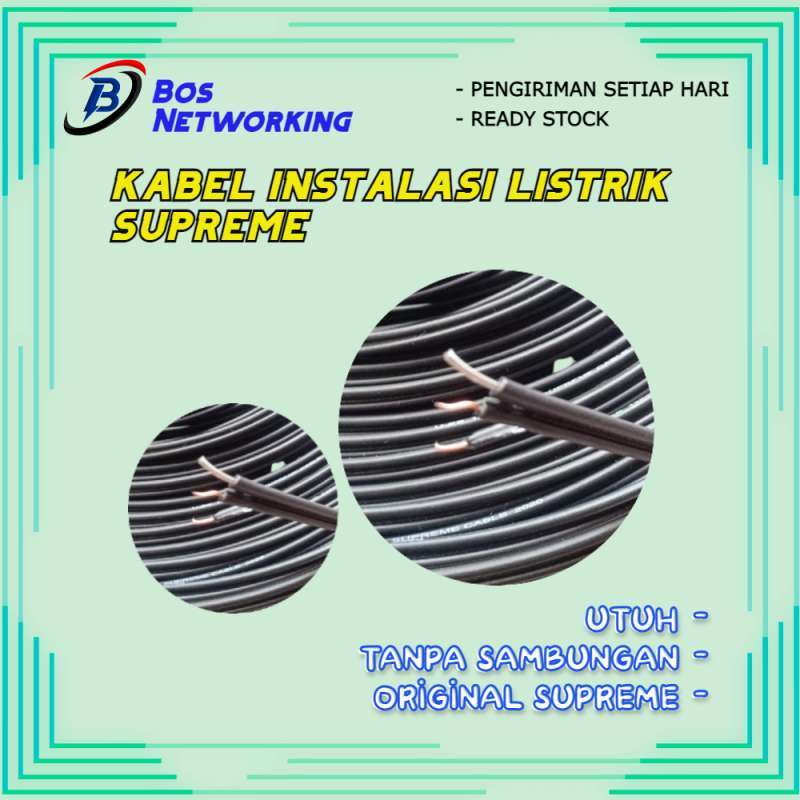 Jual Drop Wire Kabel Instalasi Listrik New Lampu Jalan 100 Meter Di ...