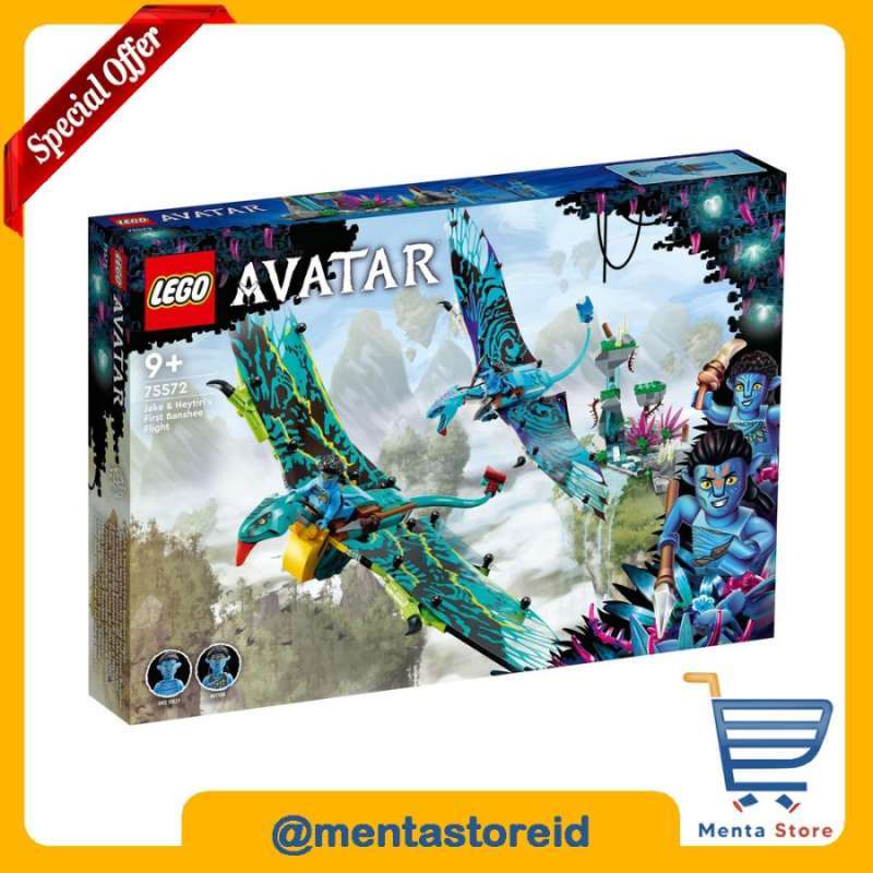 Promo LEGO Avatar 75572 Jake & Neytiri’s First Banshee Flight Diskon 30 ...