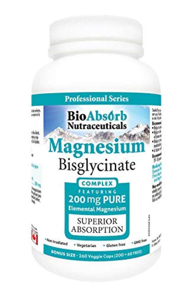 Jual Magnesium Glycinate/Bisglycinate Supplement. 200mg of Chelated ...