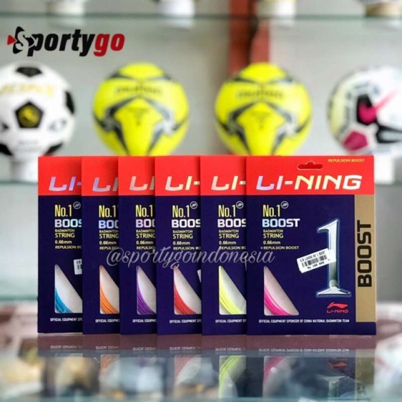 Jual Senar Raket Badminton Lining No 1 Boost Original di Seller Leon ...