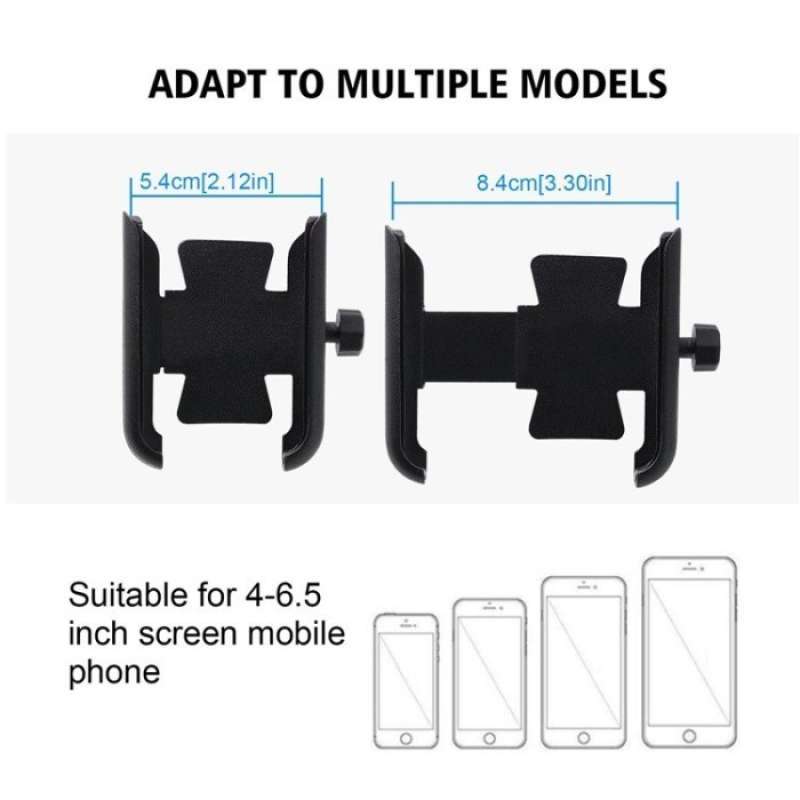 Jual Phone Holder Holder Hp Motor Full Besi Aluminium Bisa Untuk Semua ...
