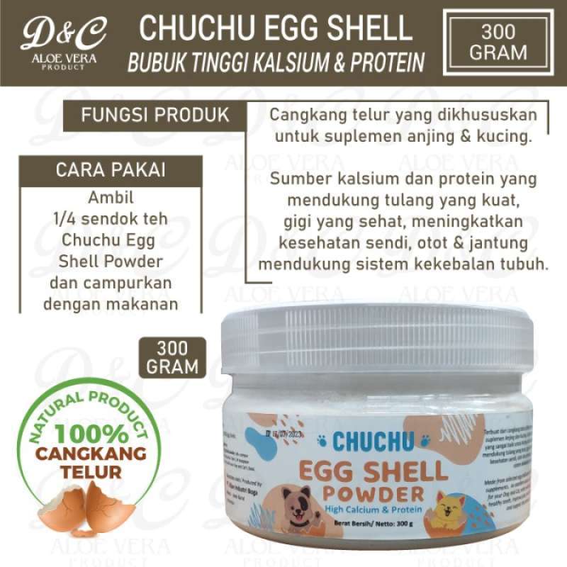 Promo Egg Shell Powder Chuchu Bubuk Cangkang Telur Sumber Kalsium ...