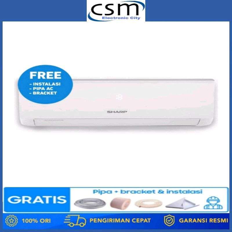 Promo SHARP AC 1 PK - AH-A9ZCYN R32 [FREE INSTALASI+MATERIAL] GARANSI ...