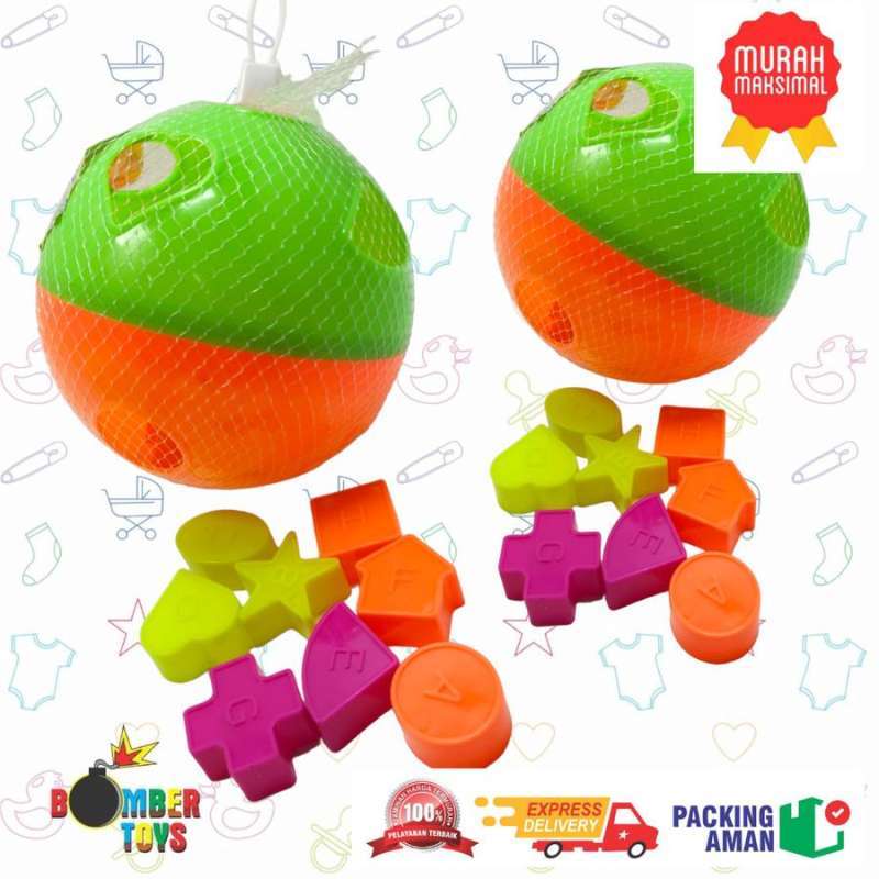 Jual Mainan Anak Bola Pintar Puzzle Ball Edukasi Kreatif Ide Murah ...
