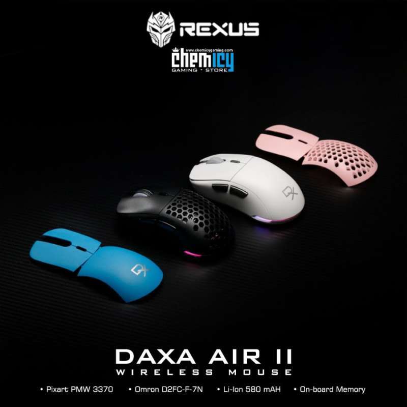 Jual Rexus DAXA Air II Wireless Pro Gaming Mouse di Seller Chemicy ...