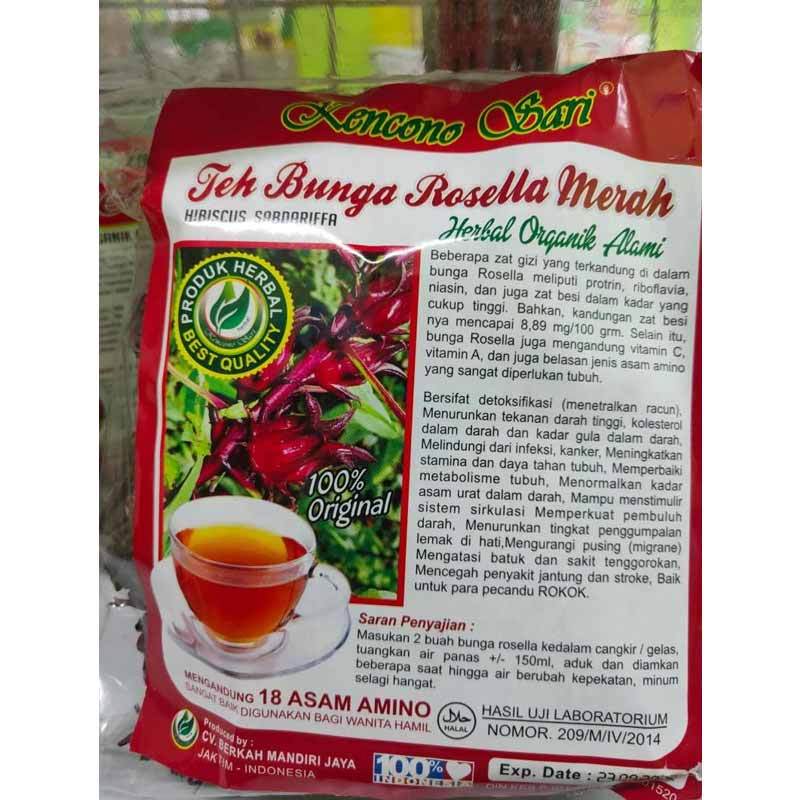 Promo Teh Bunga Rosella Merah 100gr l Teh Bunga Rosella Merah Diskon 25 ...