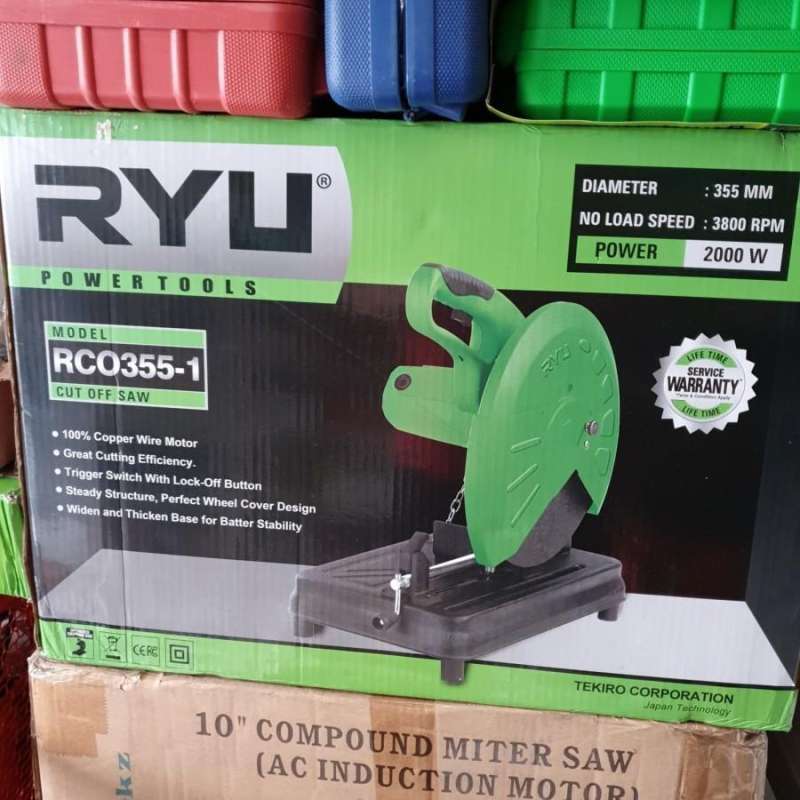 Jual RYU CUT OFF 14 MESIN POTONG BESI RCO 355-1 di Seller KMM Teknik ...
