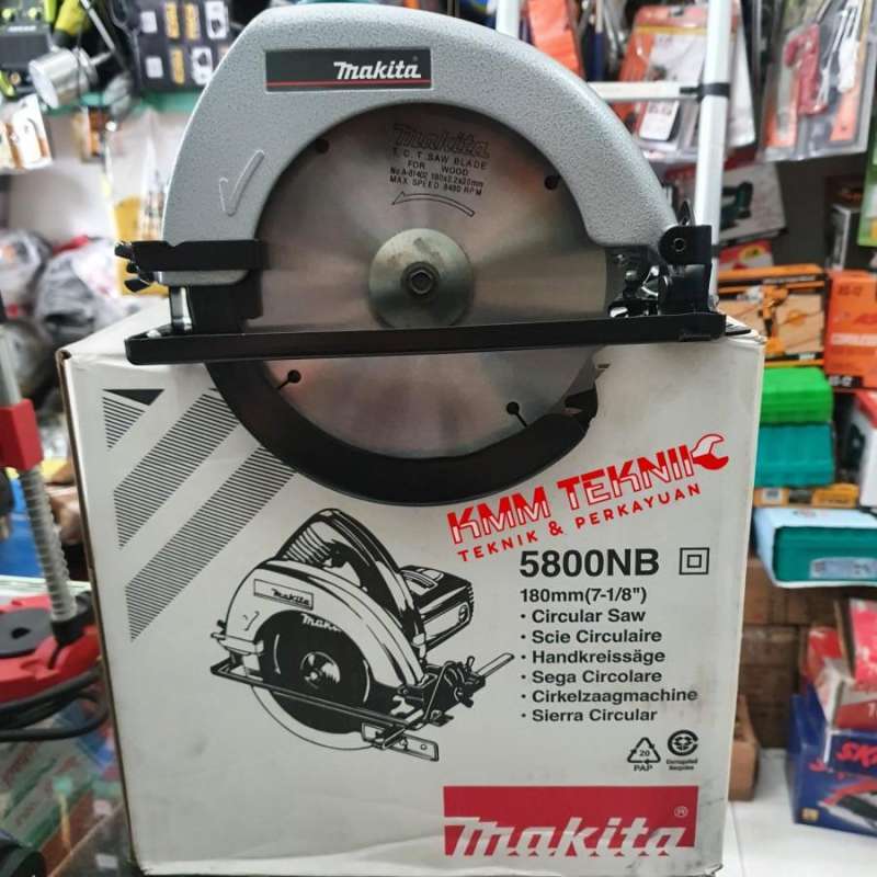 Jual Makita Mesin Gergaji Kayu 5800nb Circular Saw 7 5800 Nb Belah ...