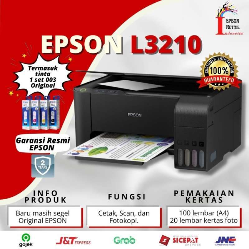 Promo printer epson l3210 all in one original epson / Epson L3210 ...
