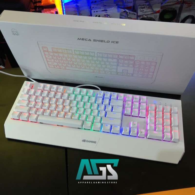 Promo DA Meca Shield ICE Fullsize RGB Mechanical - Gaming Keyboard ...