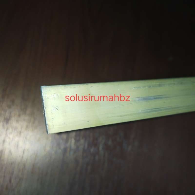 Jual Per10cm Plat Strip Kuningan Tebal 4mm Lebar 20mm Strep Brass ...