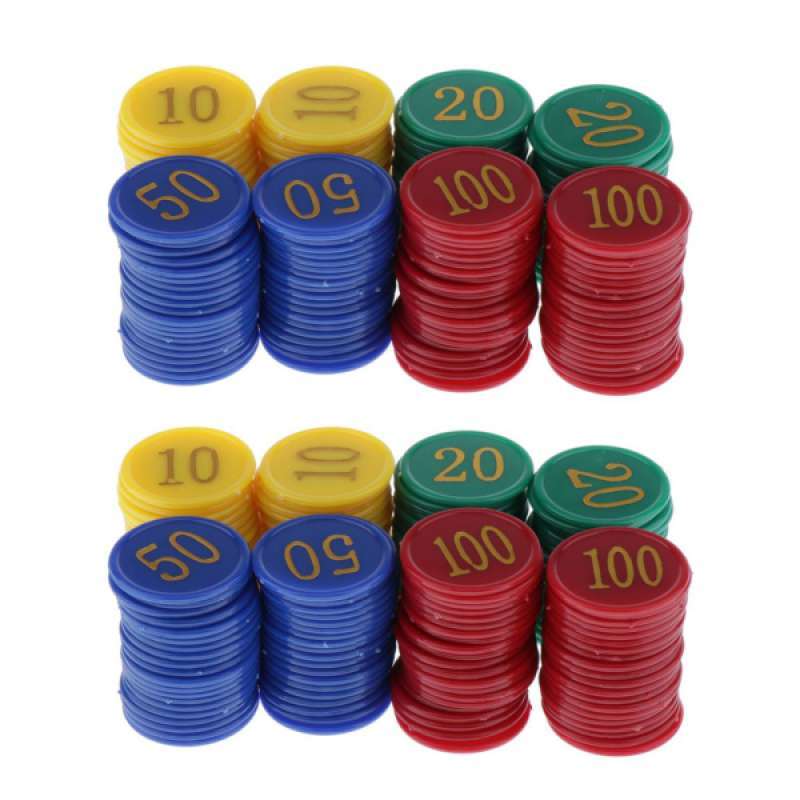 Promo 320pc Counters Counting Chips Plastic Markers Mixed Colors for ...