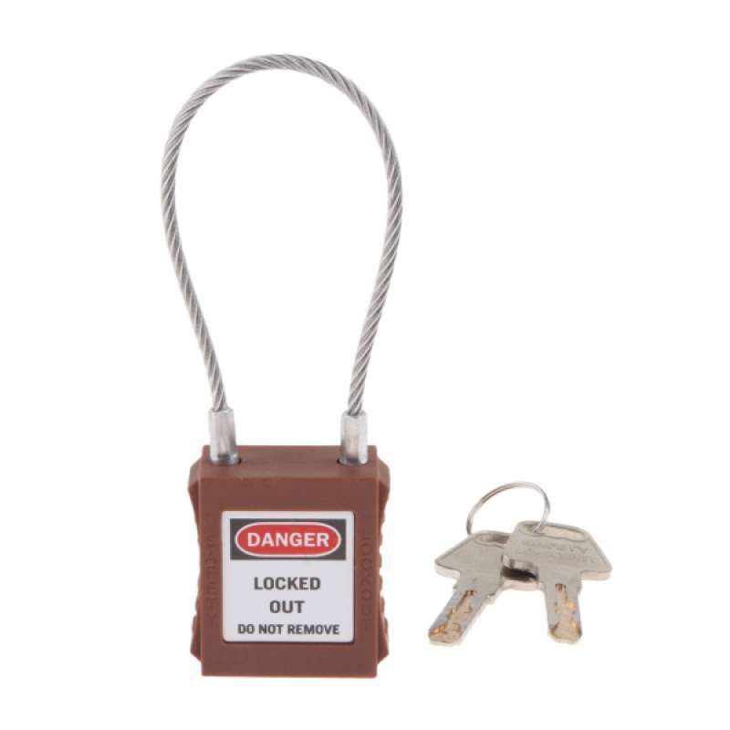 Jual Stainless Steel Pvc Curved Safety Mooring Rope Lockout Padlock ...