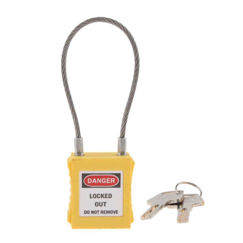 Jual Stainless Steel PVC Curved Safety Mooring Rope Lockout Padlock ...