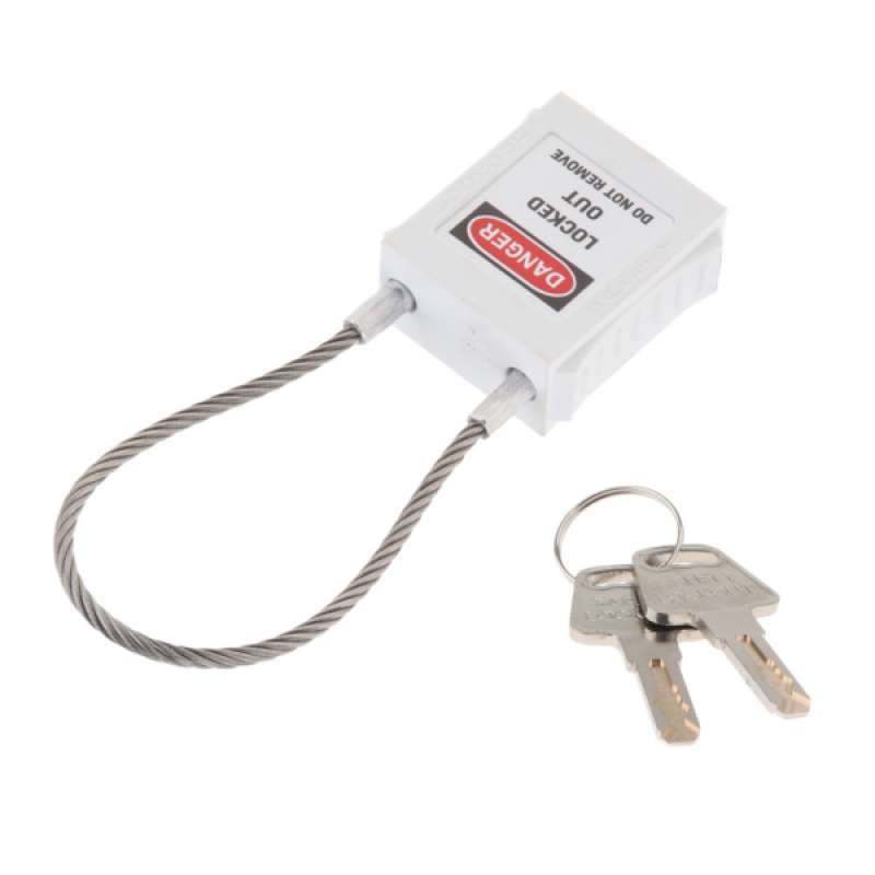 Jual Stainless Steel PVC Curved Safety Mooring Rope Lockout Padlock ...