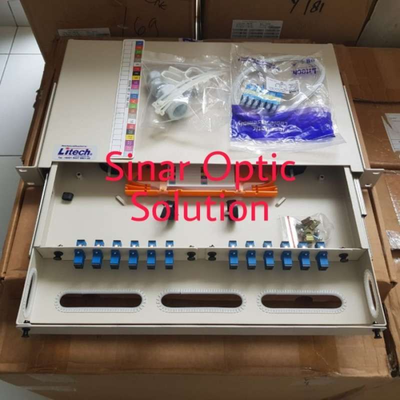 Promo otb 12 core sc / odf rack 12 core sc upc Litech Diskon 23% di ...