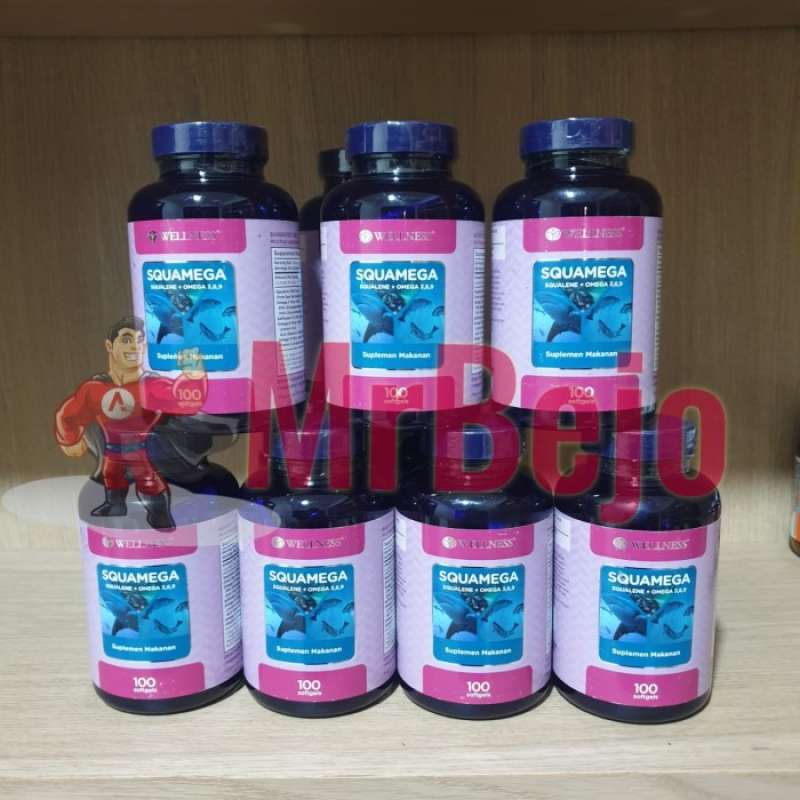 Promo Wellness Squamega Squalene Omega 369 isi 100 Original BPOM Squa ...
