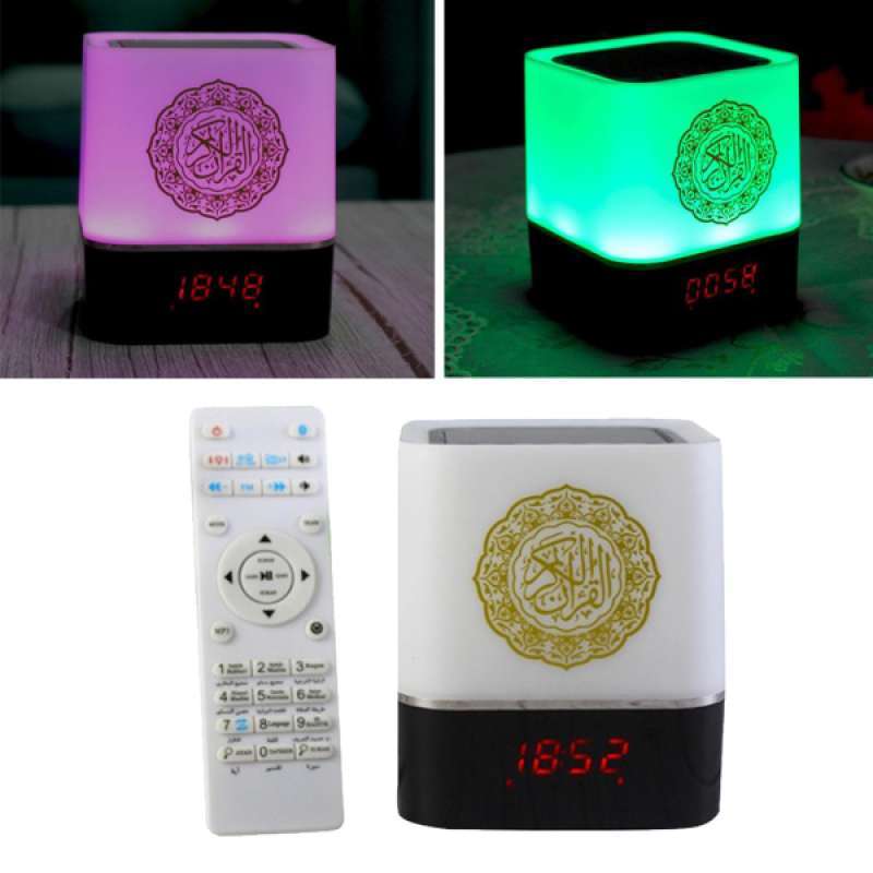 Promo 2000mAh Quran Cube LED Speaker Touch Lamp 7 Color Changing Muslim ...