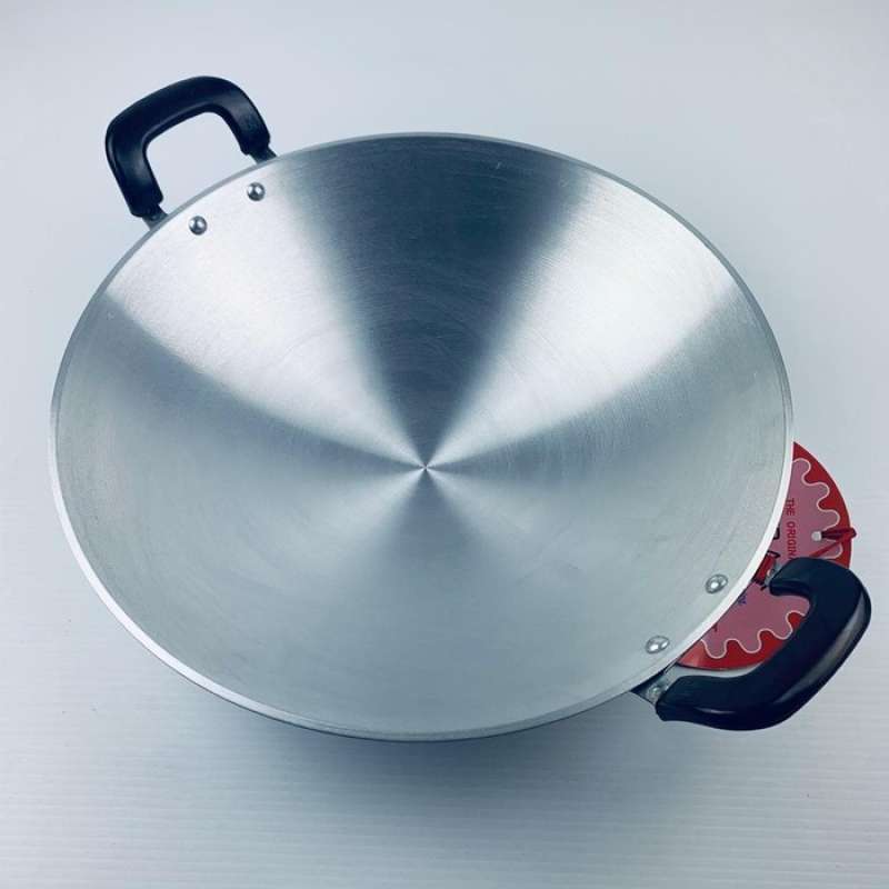 Jual KUALI/WAJAN/PENGGORENGAN ALUMUNIUM TEBAL & MENGKILAP SUPER ALK ...