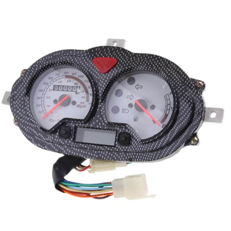 Jual 12V Scooter ATV Speedometer Gas Gauge Battery Level Retro ...