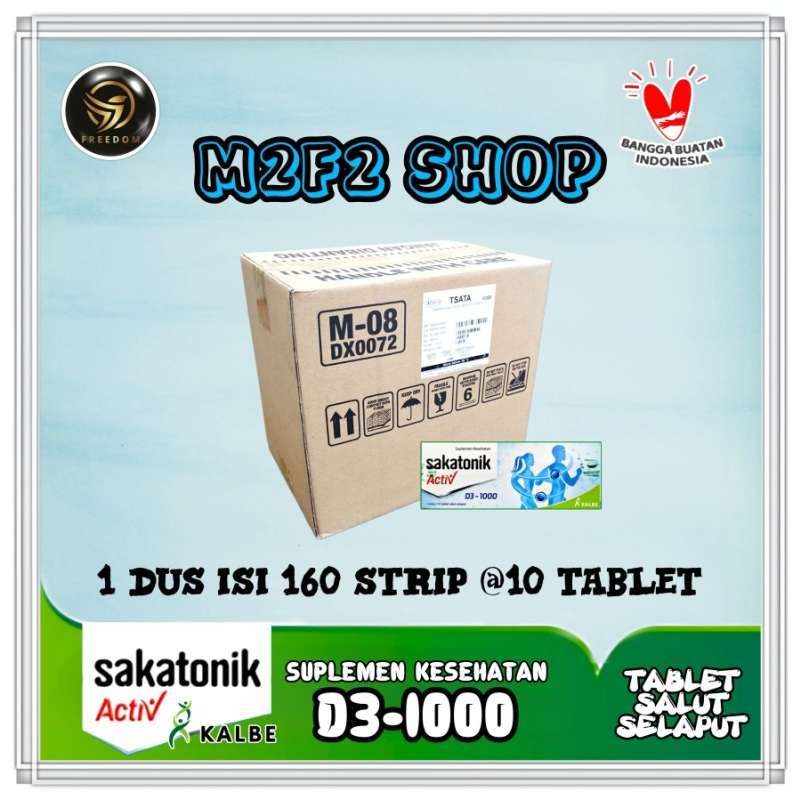 Jual Sakatonik Activ D3 1000 Iu Suplement Kesehatan Tablet 1000 ...