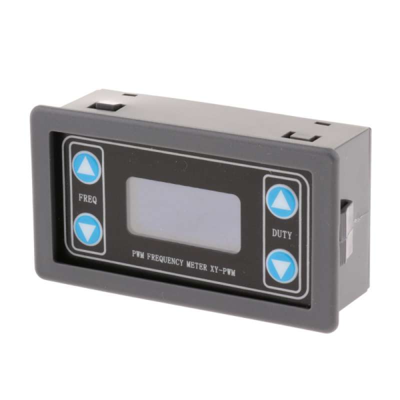 Promo Premium PWM Pulse Frequency Meter Adjustable Duty Ratio LCD ...