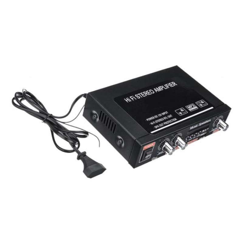 Jual Bluetooth Car Audio Power Amplifier/amp 220v Stereo Tf Aux Radio ...