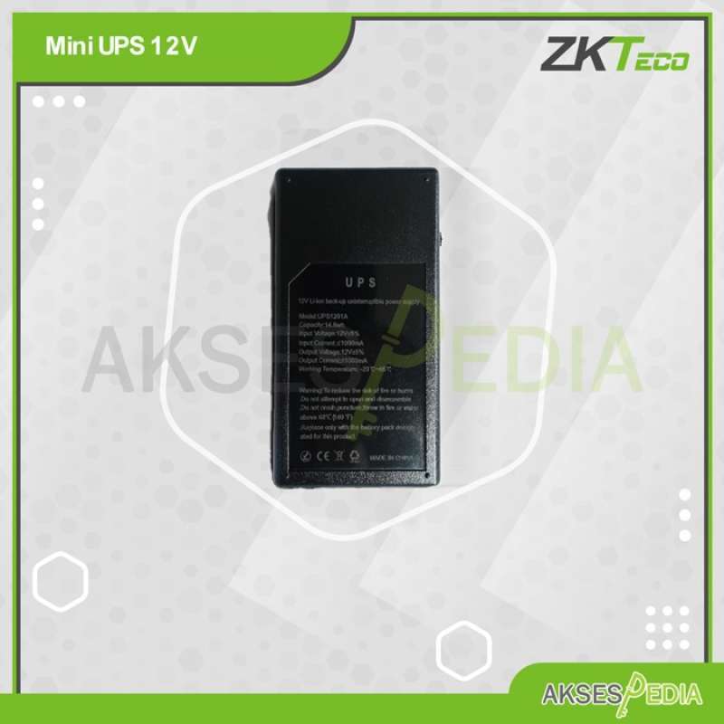 Promo Mini UPS 12v 2a ORIGINAL Untuk Fingerprint Mesin Absensi Diskon ...