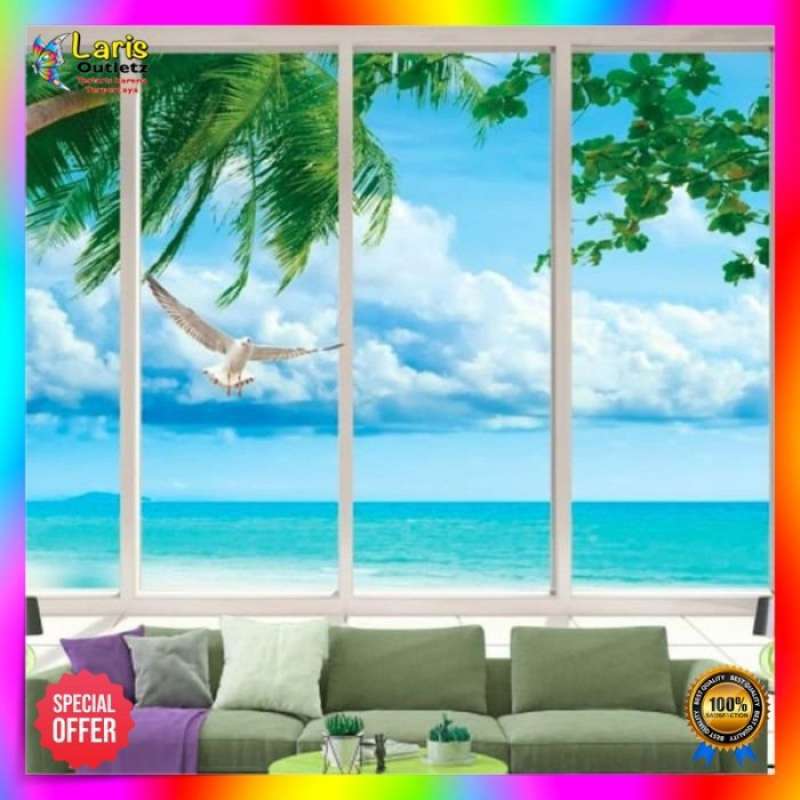 Promo Wallpaper Custom 3d Dinding Pemandangan Laut Sea Diskon 23% di ...