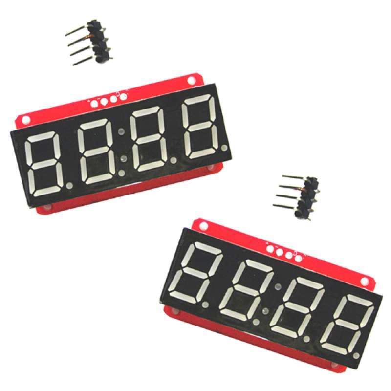 Jual 2x Led Display Module Ht16k33 I2c 0.56 4 Digit Tube 7-segment For Di Seller Homyl ...